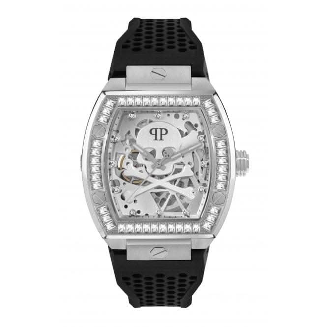 Philipp Plein Skeleton Black Watch – Acotis Jewellery