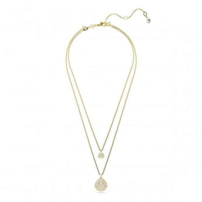 Swarovski Meteora White Gold-tone Plated Layered Pendant 5683442 ...