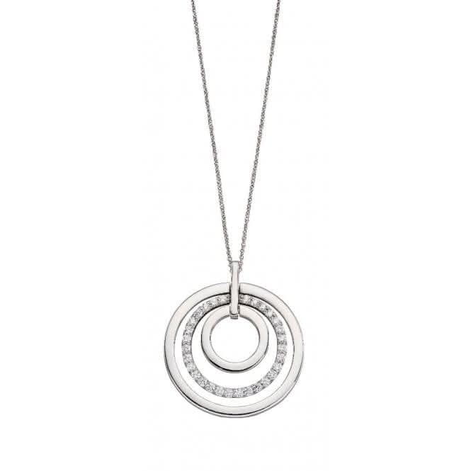 Fiorelli Silver Triple Open Disc Pendant – Acotis Jewellery
